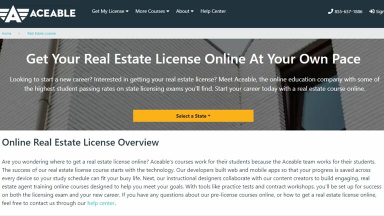 AceableAgent Review (2023) - Real Estate License Wizard