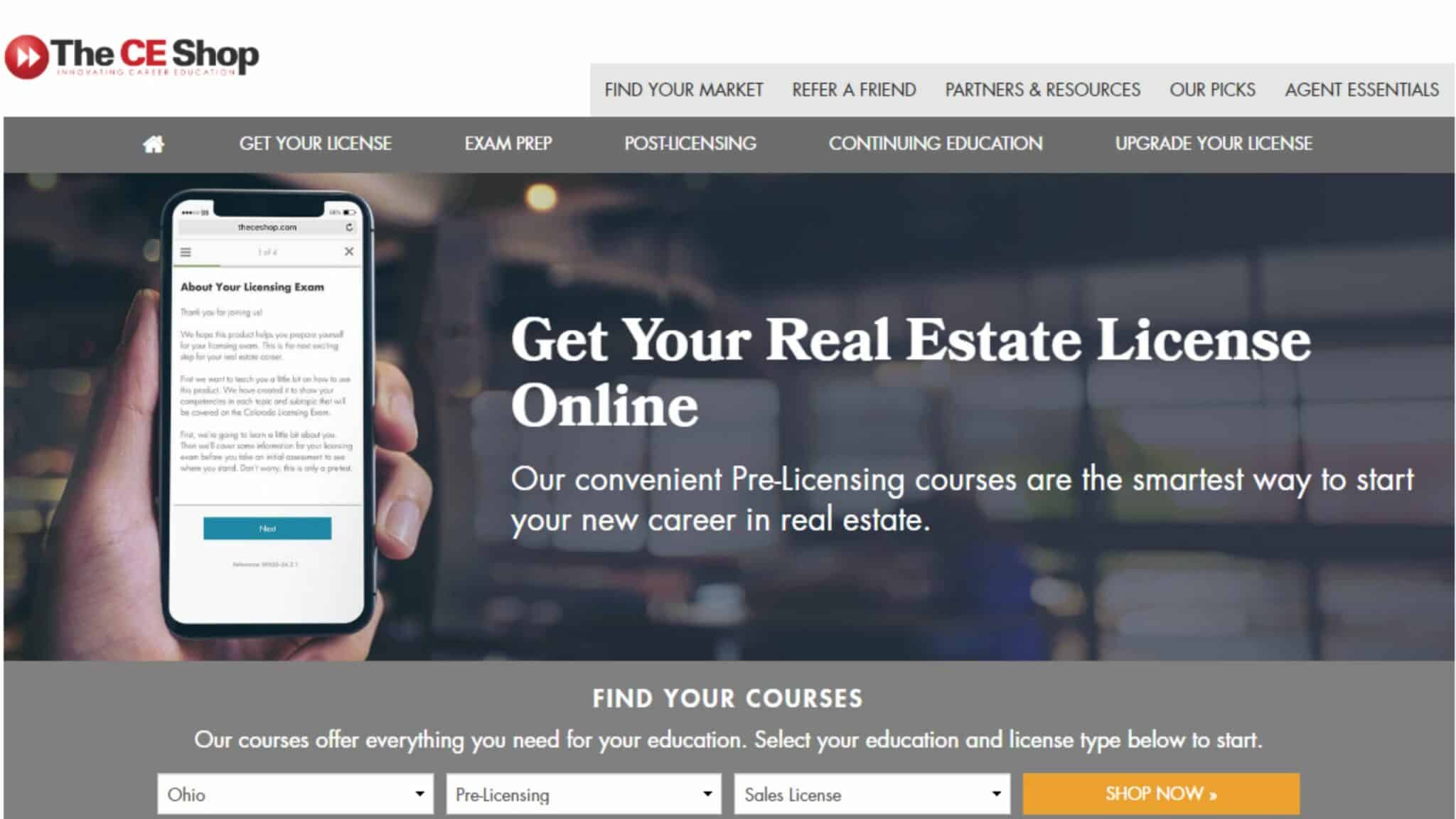 The CE Shop Review (2022) - Real Estate License Wizard